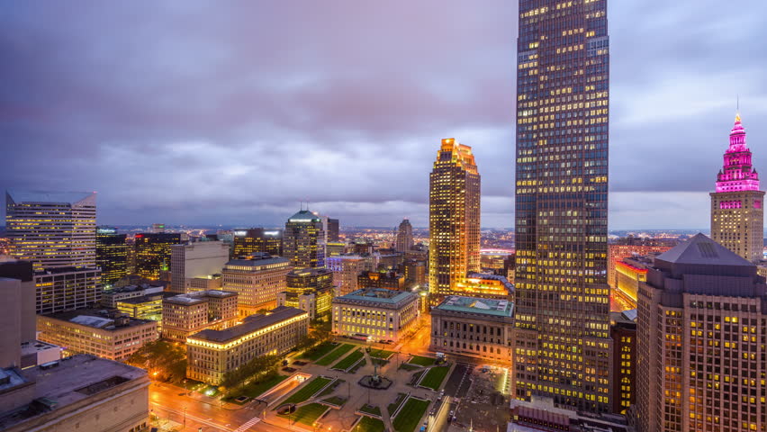 Buildings and towers in Cleveland, Ohio image - Free stock photo ...