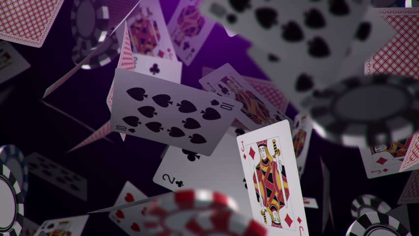 Animation Falling Playing Cards and Stock Footage Video (100% Royalty ...