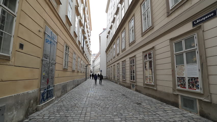 Street View with buildings and road in Vienna, Austria image - Free ...