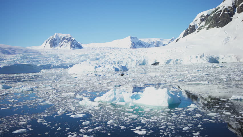 Iceberg, Sea, and Mountains image - Free stock photo - Public Domain ...