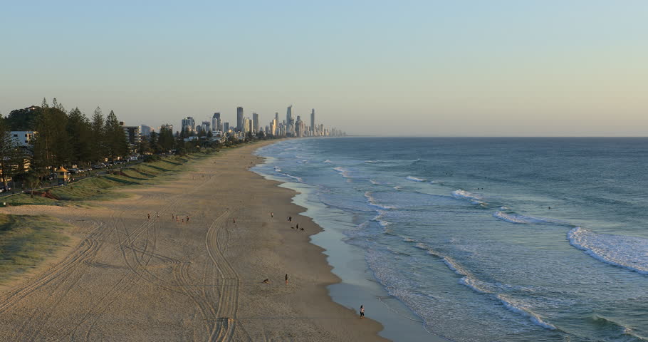 Surfers Paradise skyline in the Gold Coast in Queensland, Australia ...