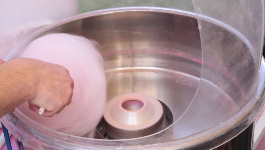 Stock video of making cotton candy or candy floss | 10106276 | Shutterstock