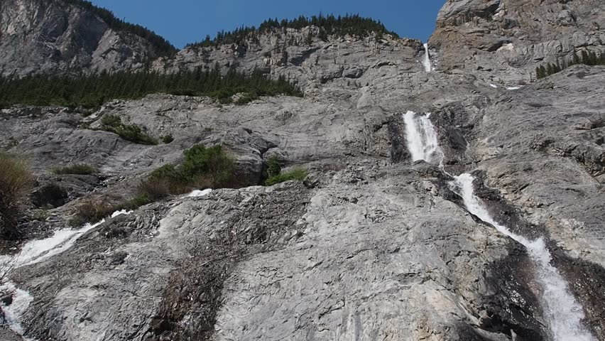Waterfall from the Mountain in Banff National Park, Alberta, Canada image - Free stock photo ...