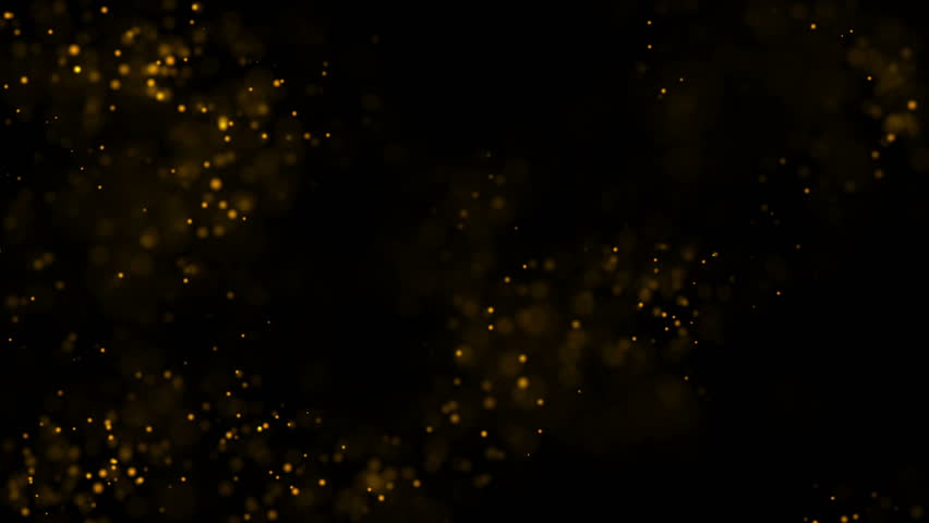 Gold Particles. Natural Floating Organic Video de stock (totalmente ...