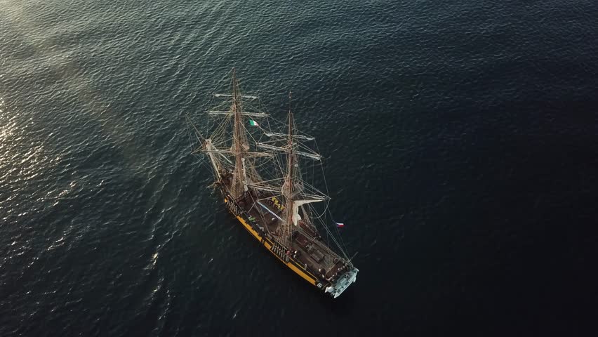 Aerial Drone Footage of a Stock Footage Video (100% Royalty-free ...