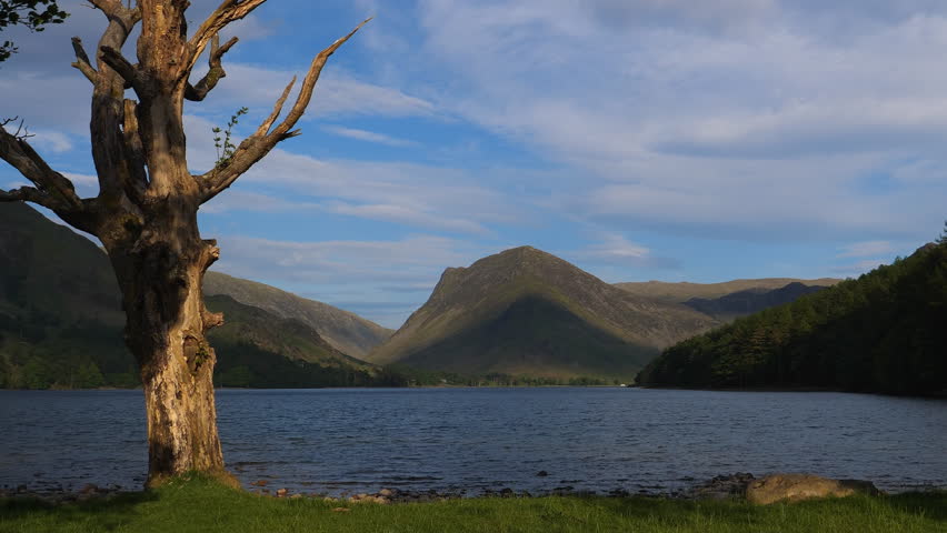Cumbria UK landscape with lake and mountains image - Free stock photo ...