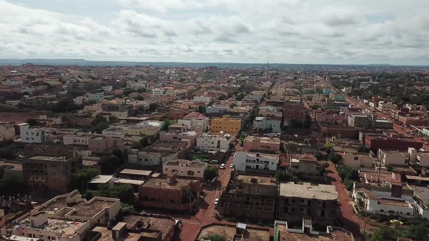 Drone View from Bamako Mali Stock Footage Video (100% Royalty-free ...