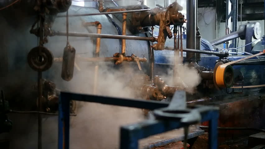 Steam and Gear Machine in Stock Footage Video (100% Royalty-free ...