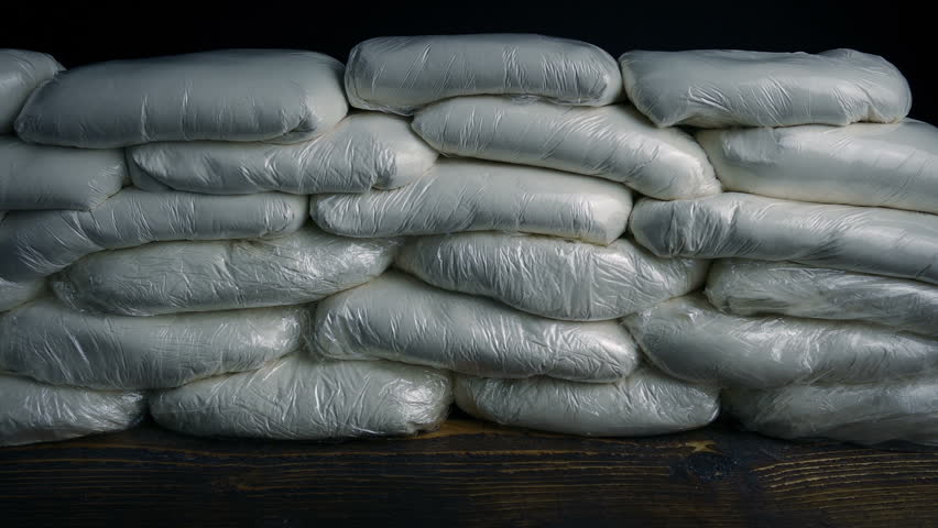 Passing Stacked Bags of Drugs Stock Footage Video (100% Royalty-free ...