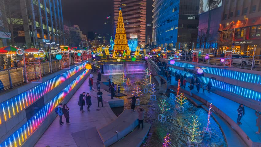 Seoul,south Korea - 16 December Stock Footage Video (100% Royalty-free ...