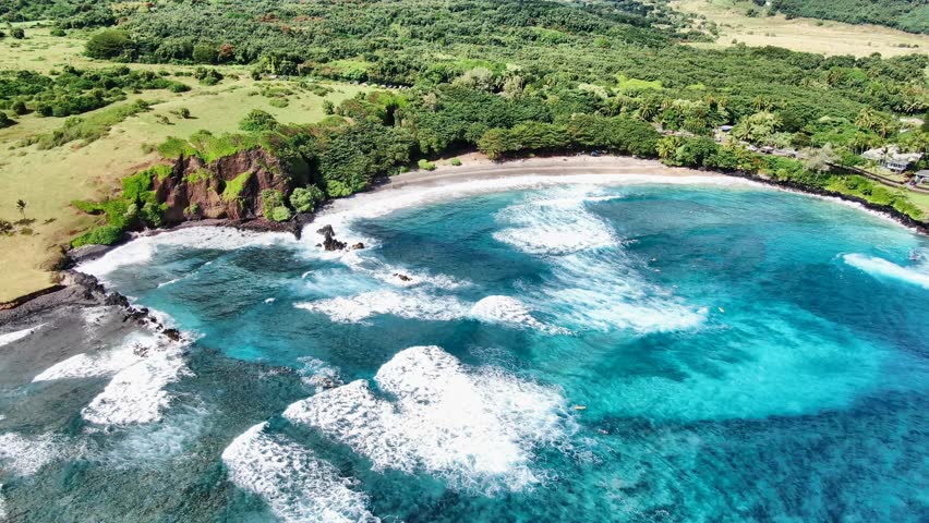 Hawaii Sky Water And Beach Landscape Image Free Stock Photo