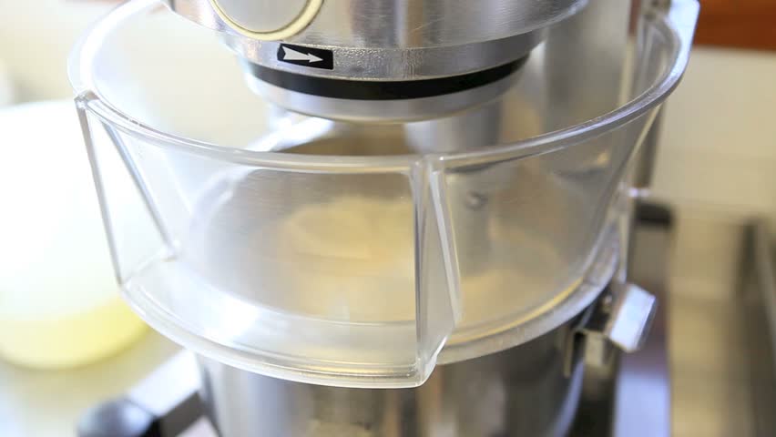 Stock video of industrial dough mixer food processor kneading ...
