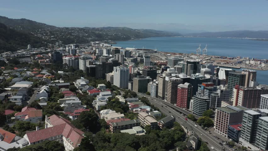 Wellington Harbour in New Zealand image - Free stock photo - Public ...