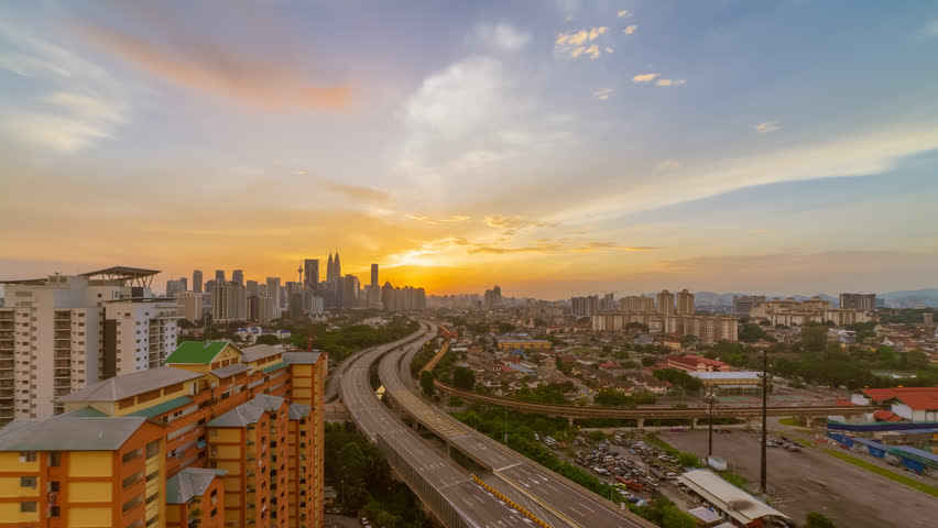 Time Lapse: Day to Night Stock Footage Video (100% Royalty-free ...