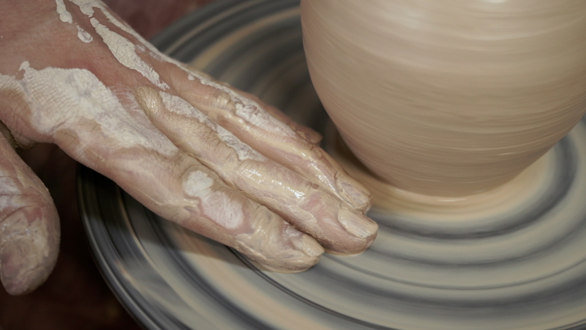 hands-working-clay-making-pottery image - Free stock photo - Public ...