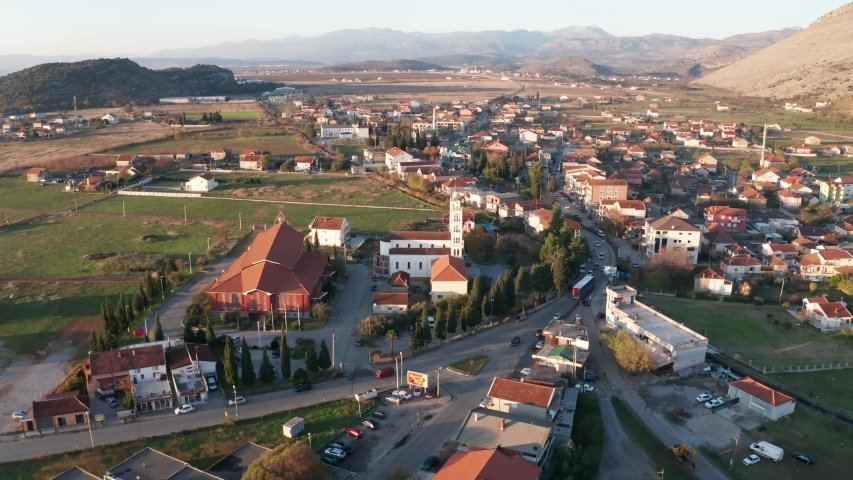 Podgorica panoramic landscape in Montenegro image - Free stock photo ...