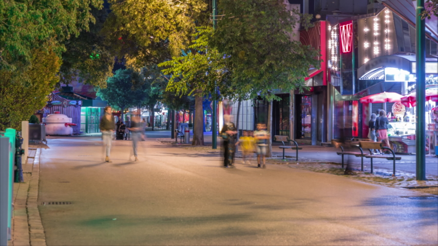 Lights, streets, and buildings in Vienna, Austria image - Free stock ...