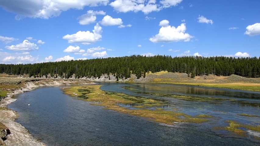 Yellowstone River valley and landscape image - Free stock photo ...