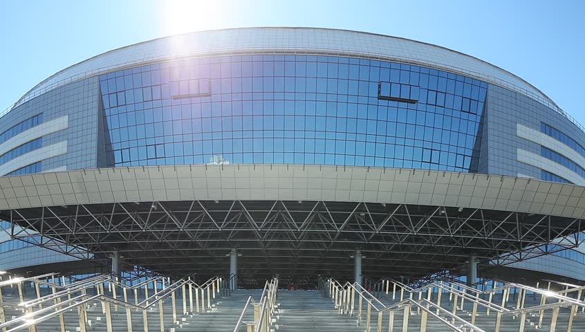 Minsk Arena . Ice Hockey Stadium. Building Minsk Arena - A Modern ...