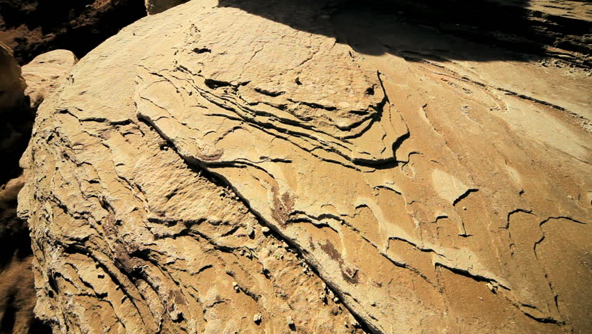 The Scarred Surfaces of Rock Stock Footage Video (100% Royalty-free ...