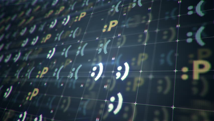 Floating Mathematical Formulas Loop Animation. Blue Background. Flying Through Different ...