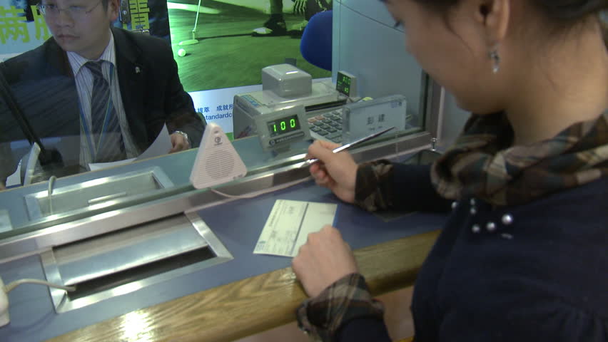 Bank Teller Stock Footage Video | Shutterstock