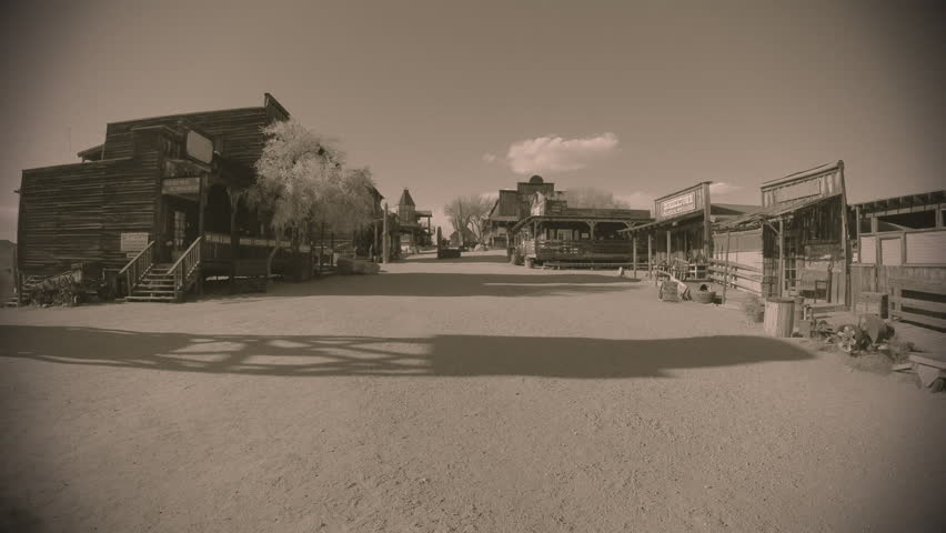 APACHE JUNCTION, AZ/USA - July 11, 2015: Wide Angle Shot Of The Old ...