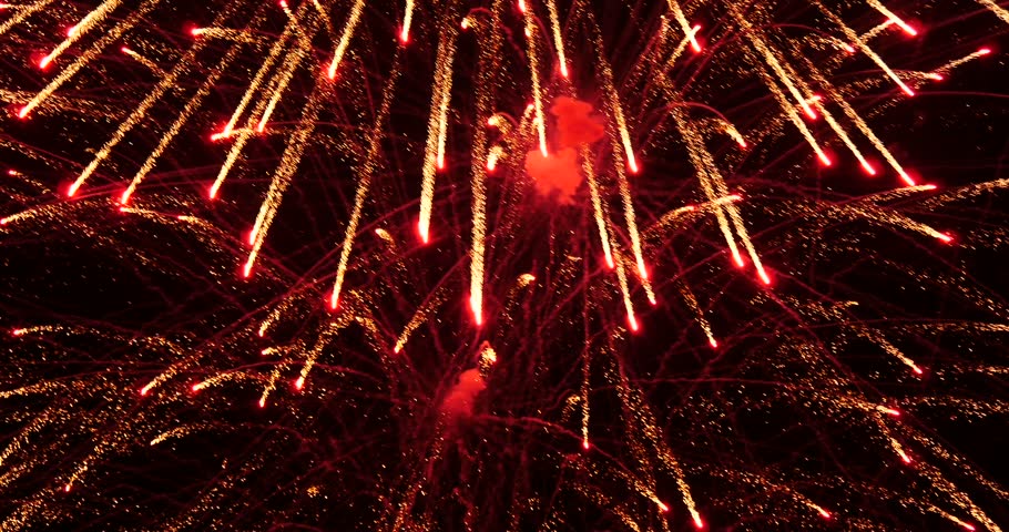 4k Stock Footage Fireworks Full Stock Footage Video (100% Royalty-free ...