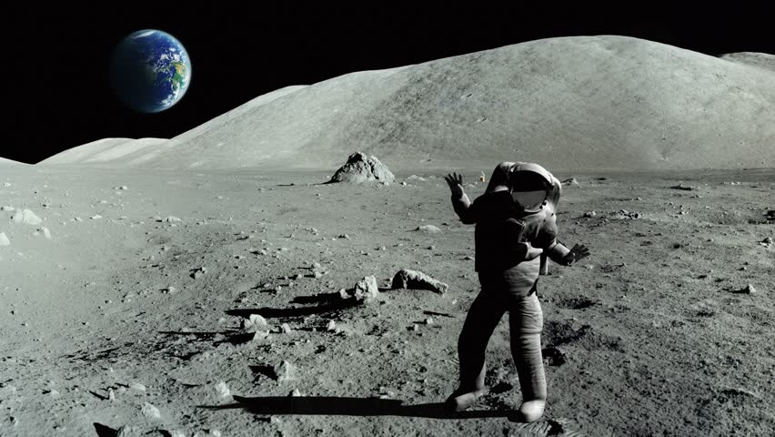Astronaut Backflip On The Moon 스톡 동영상 비디오 12284828 | Shutterstock