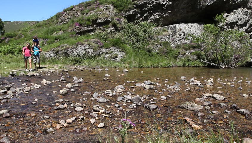 Water Flows In The Yarden River Videos de metraje en stock 27795442 ...