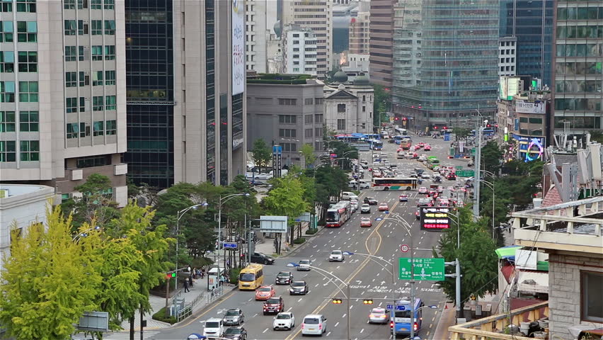Seoul, South Korea - September Stock Footage Video (100% Royalty-free ...