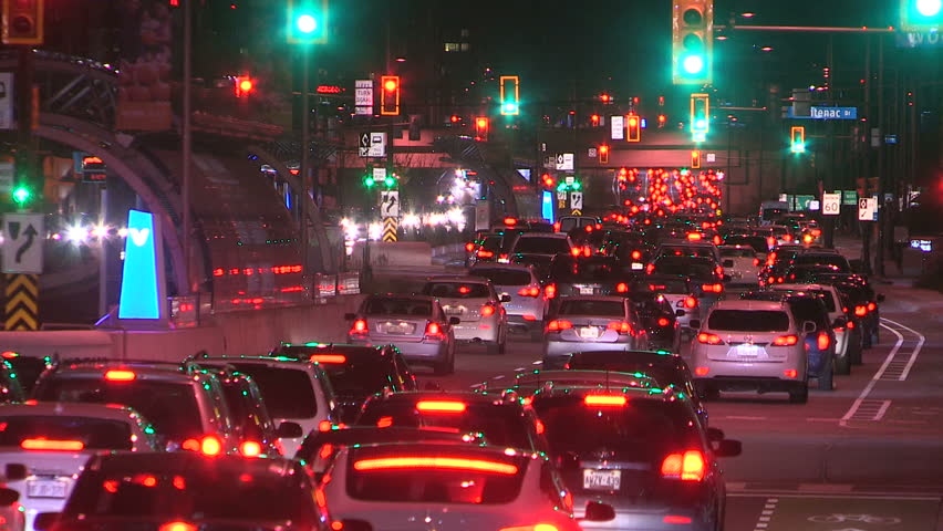 Stock video of markham, ontario, canada november 2015 traffic ...