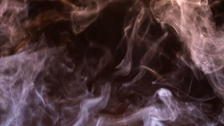 Stock video of smoke rising up against black background | 1265716 ...