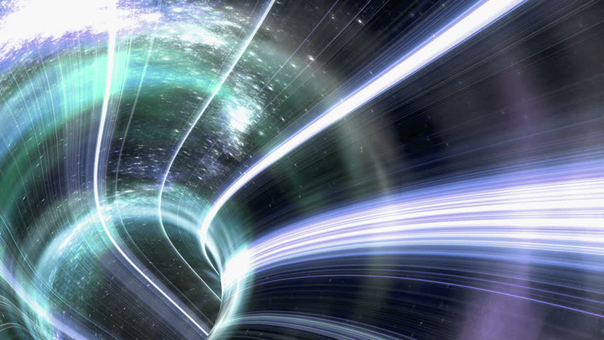 Animated Wormhole a Tunnel Through Stock Footage Video (100% Royalty ...