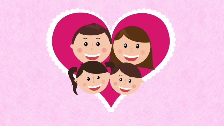 Love Family Design, Video Animation Stock Footage Video (100% Royalty ...