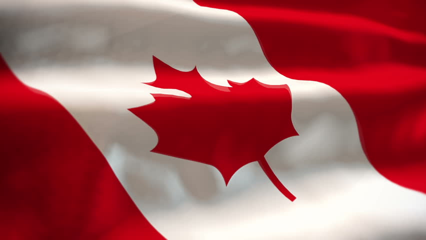 Stock Video Clip of canada flag waving | Shutterstock