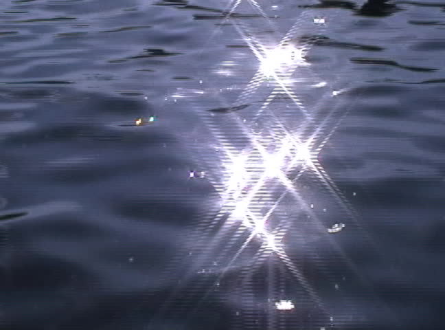 Bright Reflections On the Water Stock Footage Video (100% Royalty-free ...