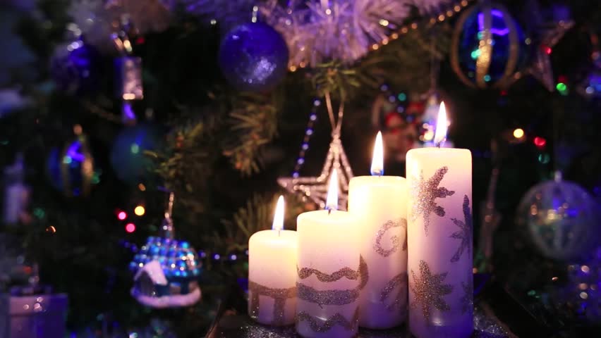 House Decorated With Colorful Christmas Lights For Christmas Holidays ...