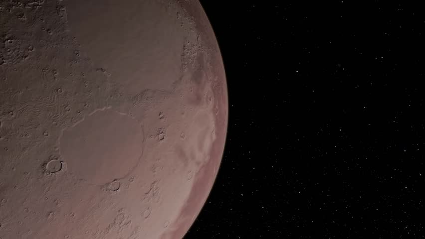 Hurricane On Mars From Space, 4K Stock Footage Video 12605939 ...