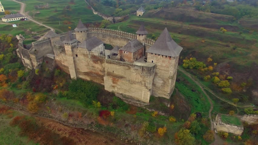 Aerial Footage Of Rattin Castle In Ireland, Built In The 16th Century ...