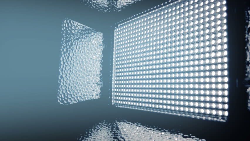 Stock Video Clip of Professional LED lighting equipment for photo and ...