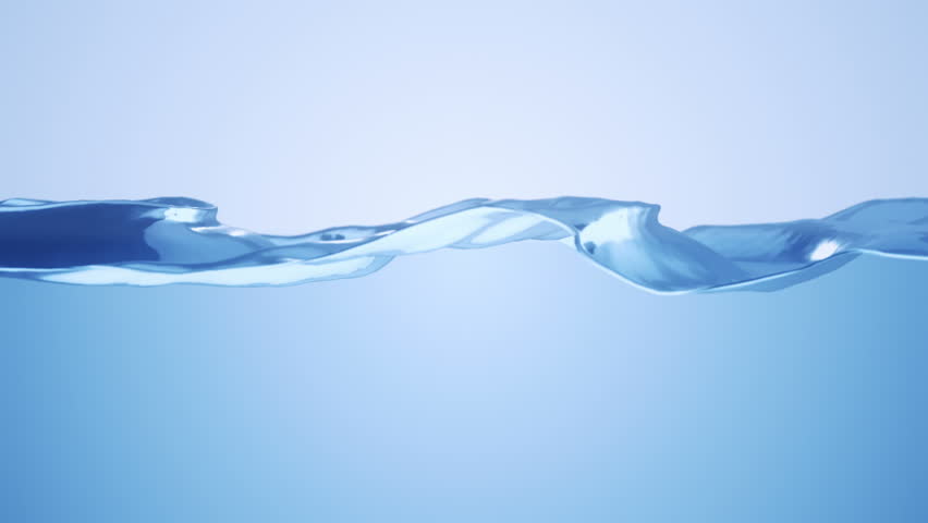 Beautiful Water Surface. Abstract Background With Animation Waving Of ...