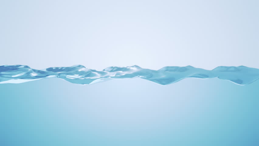 Beautiful Water Surface. Abstract Background With Animation Waving Of ...