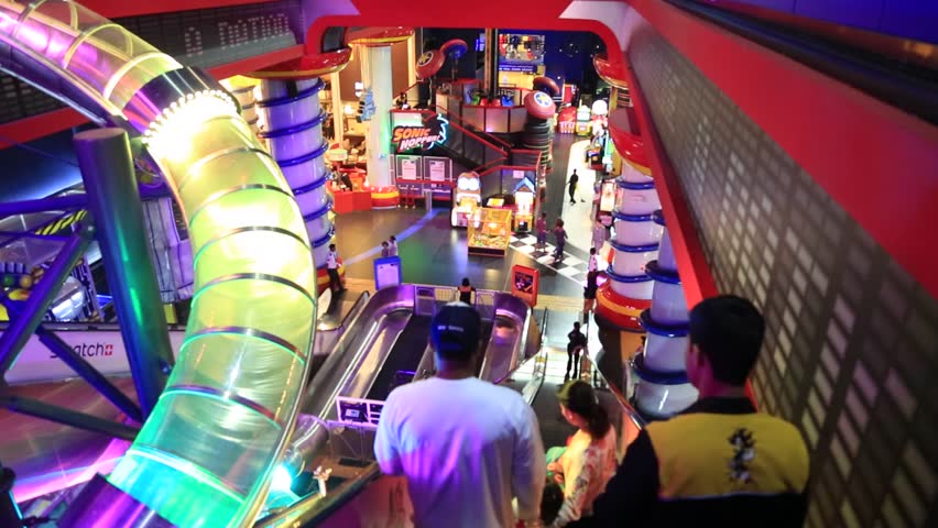 DUBAI, UAE - DECEMBER 5: Sega Republic, Indoor Theme Park At The Dubai ...