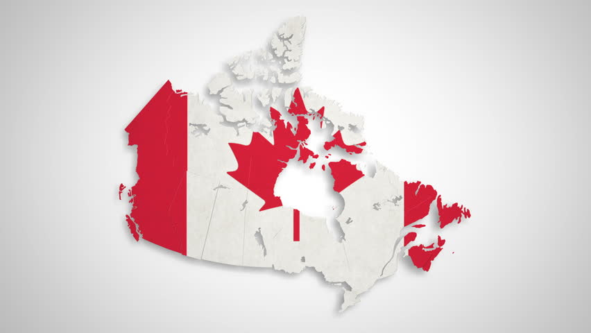 Canada 3D Glowing Map Stock Footage Video 1098181 | Shutterstock