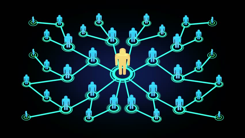 Stock video of 3d motion graphic animation network. people | 14475136 ...
