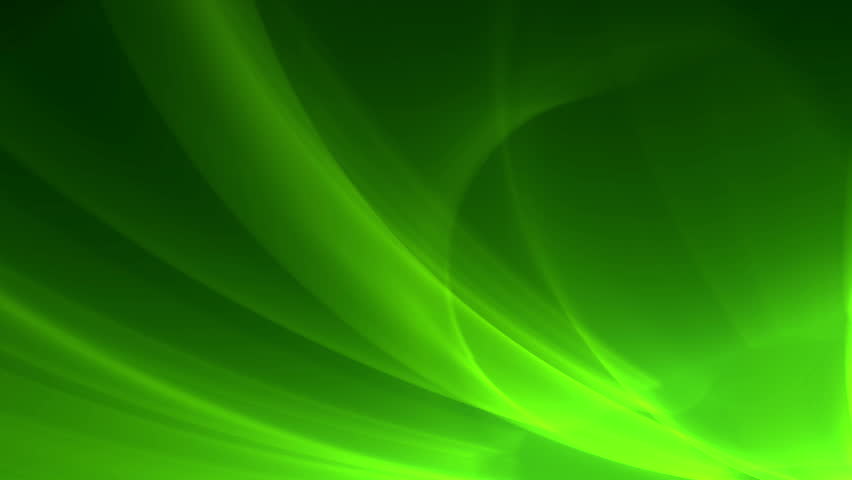 Looping Green Flowing Light Rays Solid Color Abstract Animated ...
