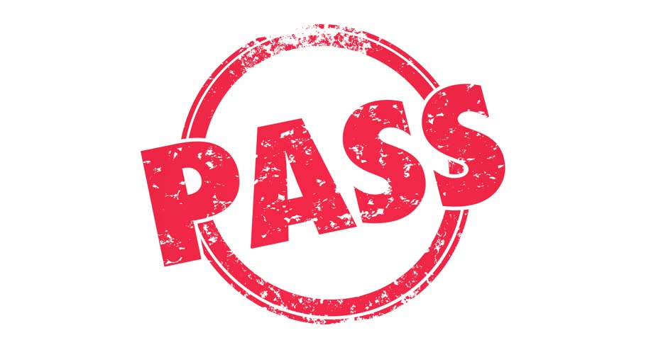 Pass Stamp Approved Official Acceptance Stock Footage Video (100% ...