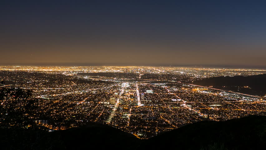 Glendale Skyline At Light Stock Footage Video 12029525 | Shutterstock