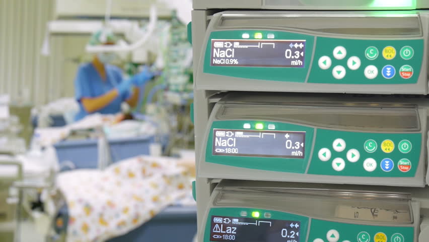 Syringe Pump in Pediatric Icu Stock Footage Video (100% Royalty-free ...